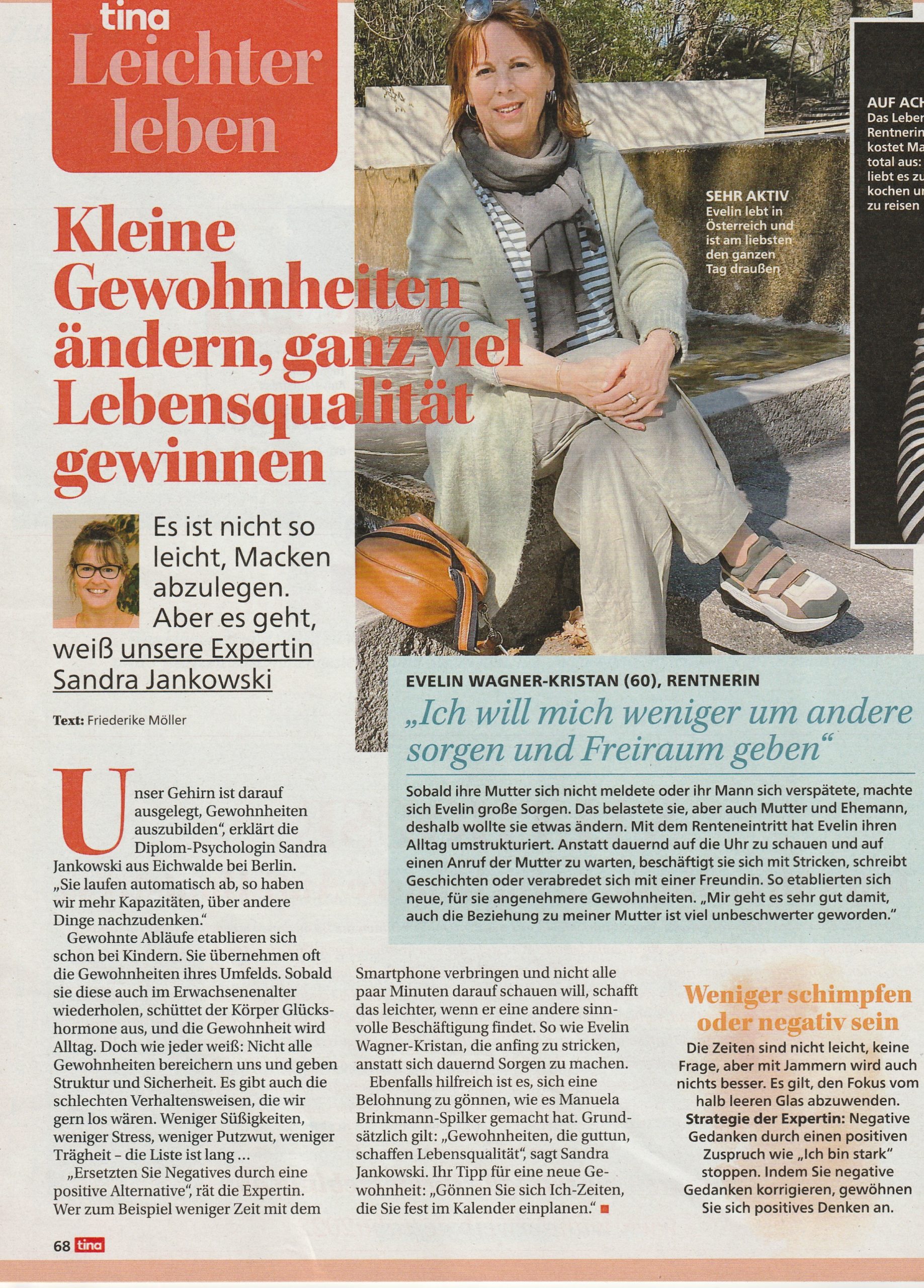Pressearbeit – Diplom-Psychologin Sandra Jankowski